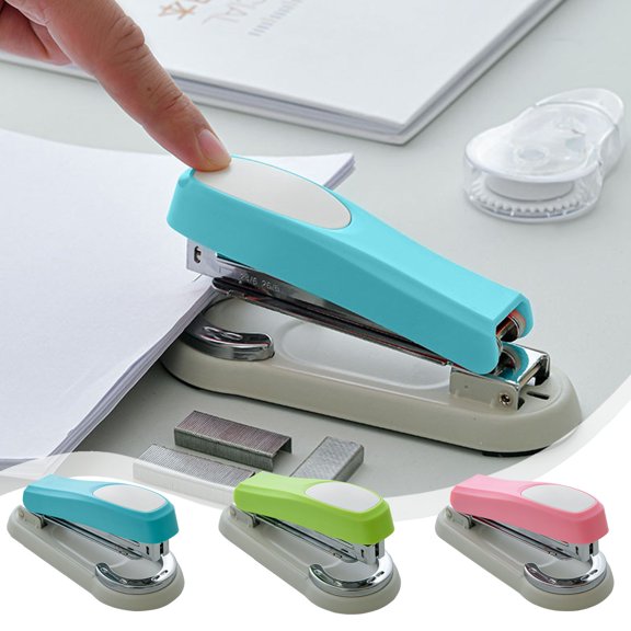 Staple-Free Stapler Blue Stapleless Stapler Needleless Stapler ...