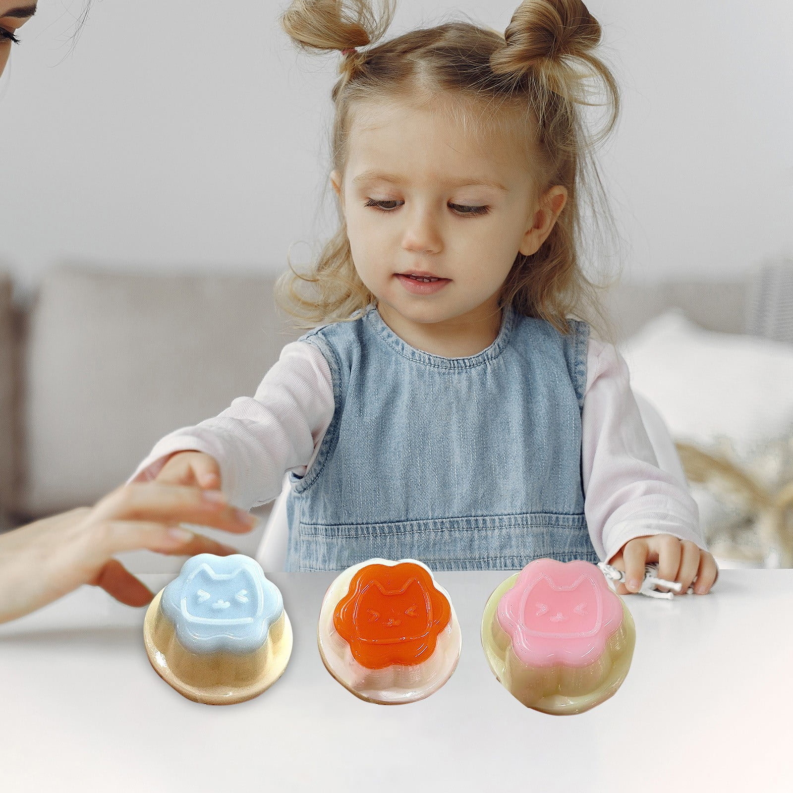 Viflosae Stress Relief Toy Adorable Double Color Dough Toy For Stress ...
