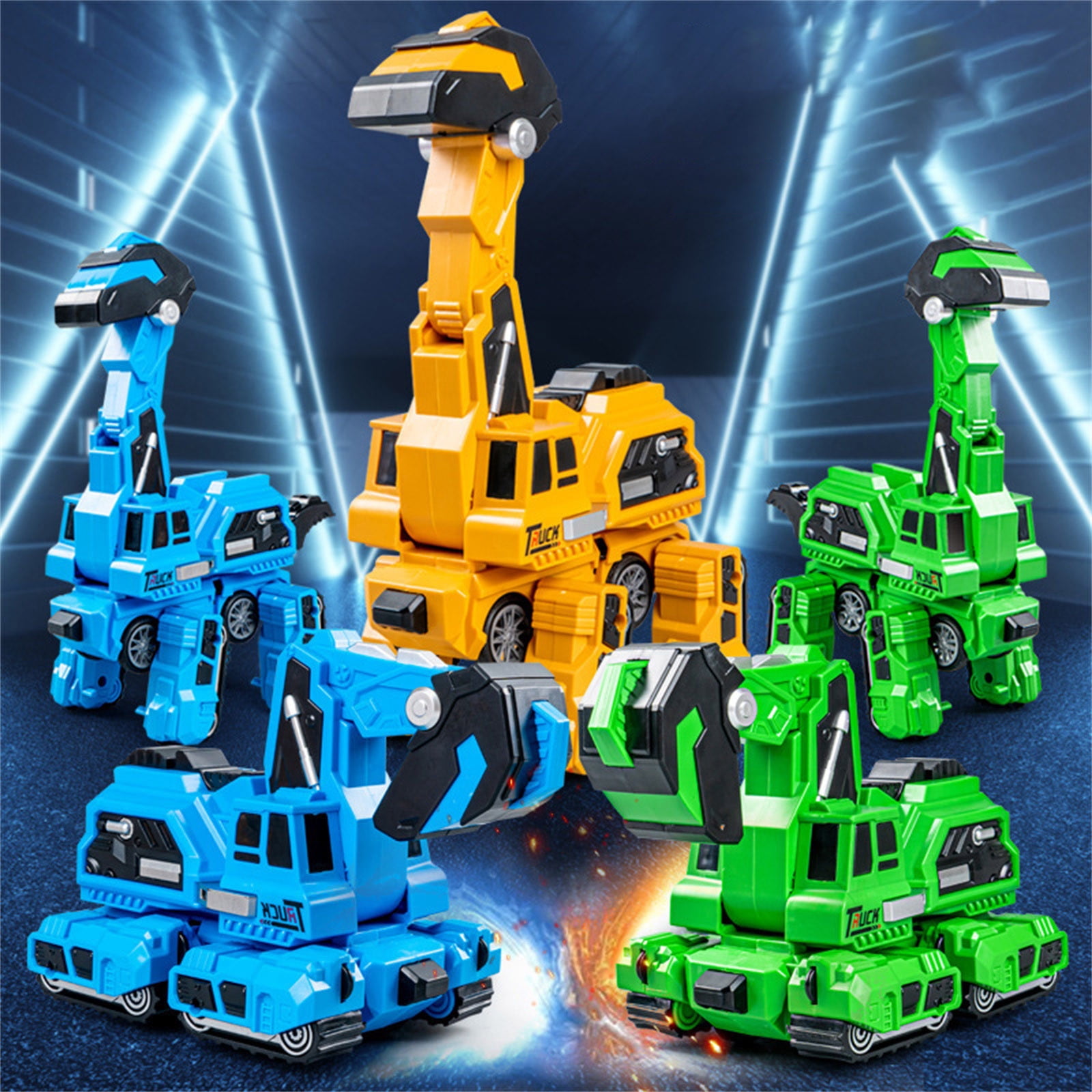 Viflosae Toys for Ages 5-7 Transforming Excavating Machinery ...