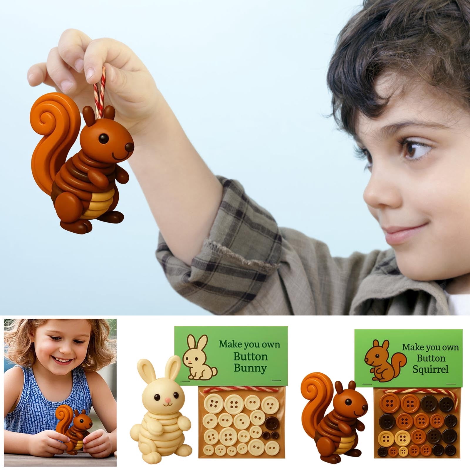 Viflosae Toys for Ages 8-13 Christmas for Her Toys for Kids DIY Button ...
