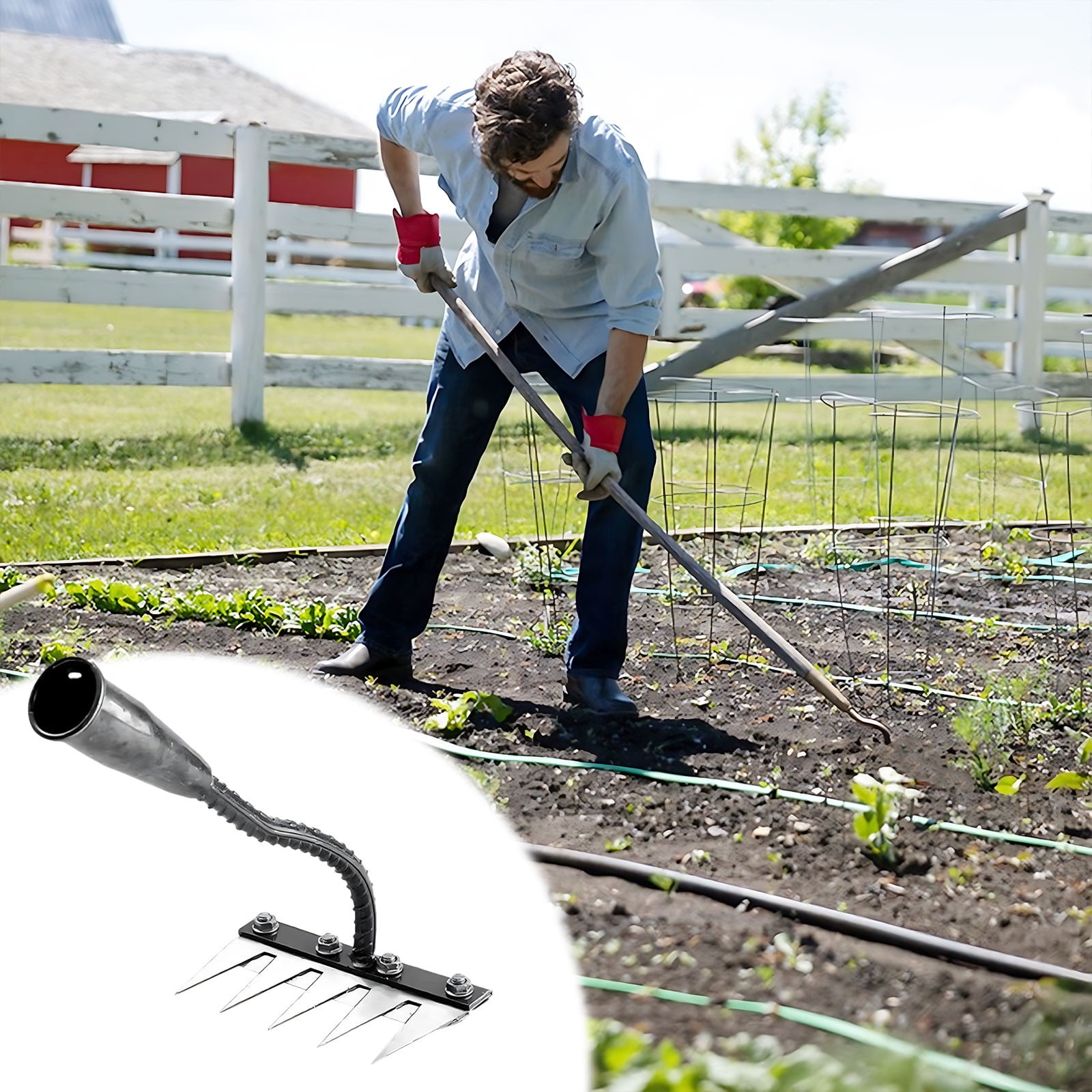 Viflosae Weed Puller Tool Hoe Weeding Artifact Agricultural Digging ...