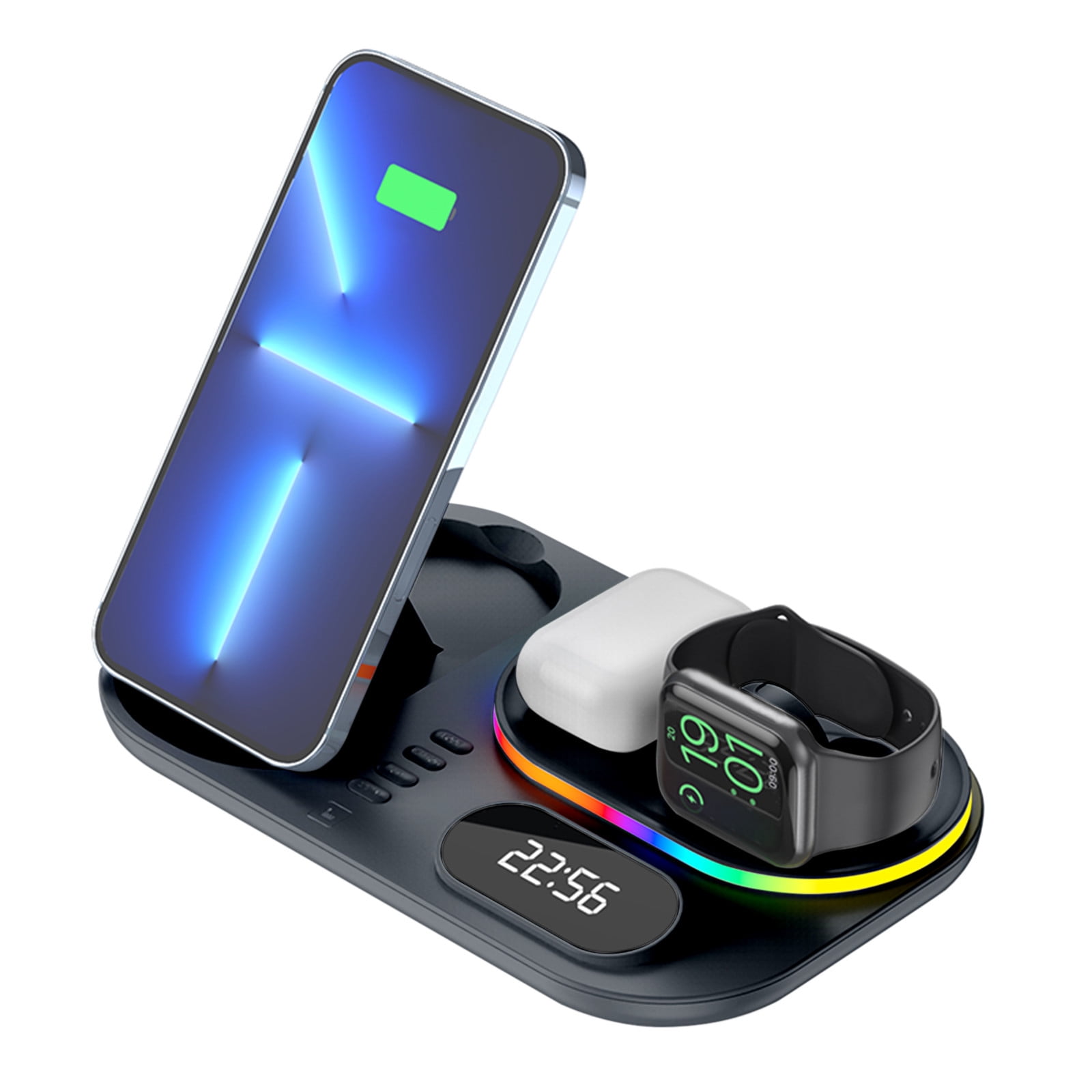 Viflosae Wireless Charging Station, Upgraded 4 In 1 Wireless Charger ...