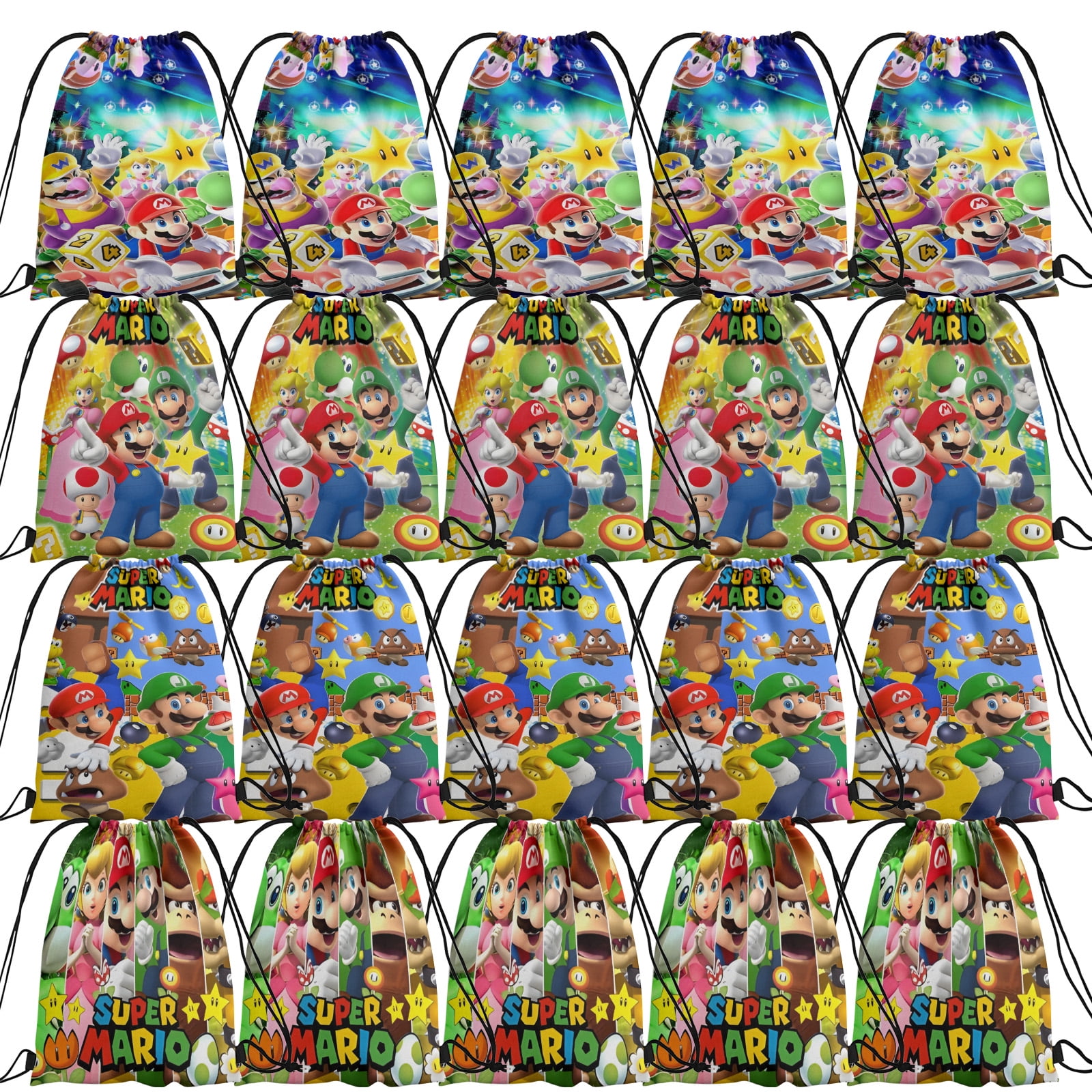 Vifyanre Cartoon Animation Drawstring Bags,20pcs Kawaii Animation Party ...