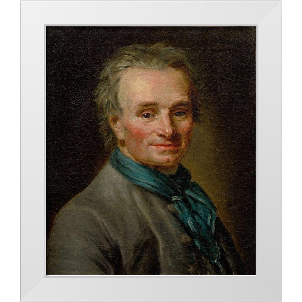 Vigee-LeBrun, Elisabeth Louise 26x30 White Modern Wood Framed Museum ...