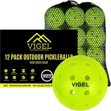 Pro Indoor Pickleballs USA Pickleball Approved Official 26 Hole Balls ...