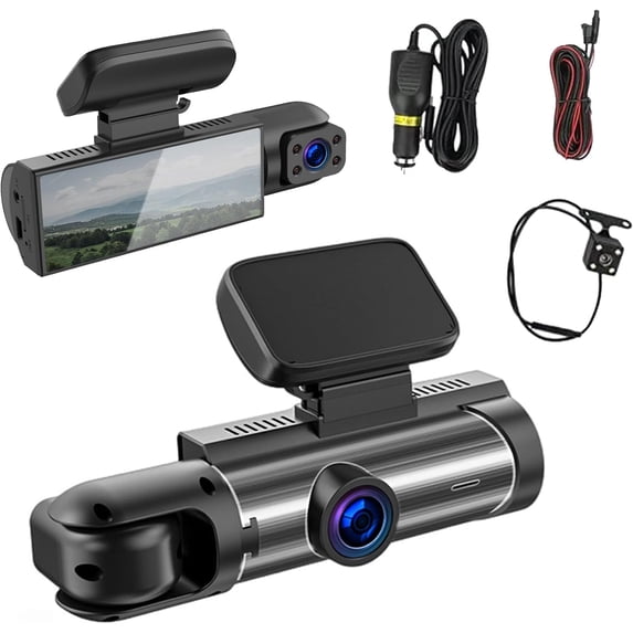 Vigil Dashcam, Vital Dash Cam Pro 2025, Car Camera - Front and in-Car ...
