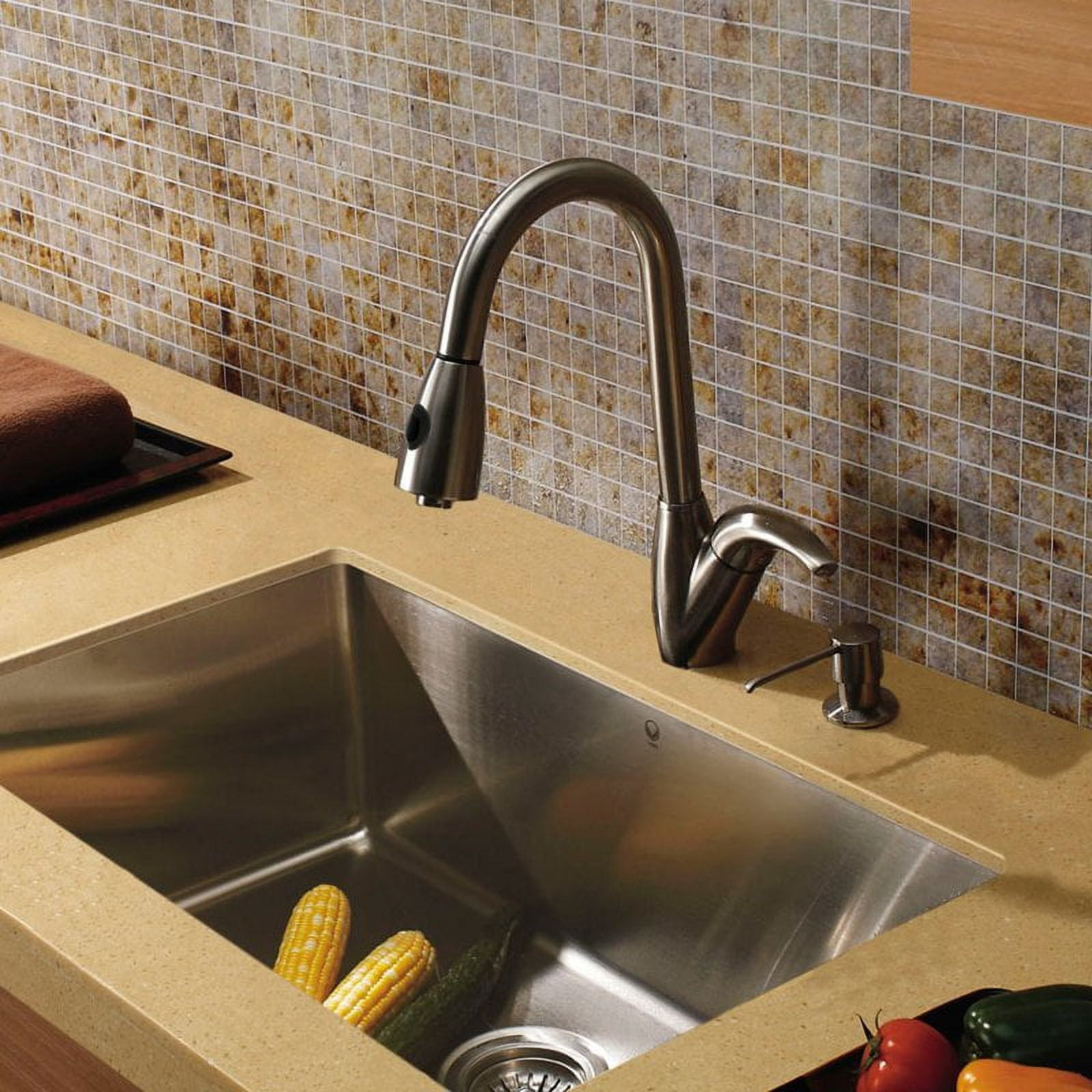 Undermount Rectangular Kitchen Sink and Faucet Set - Walmart.com
