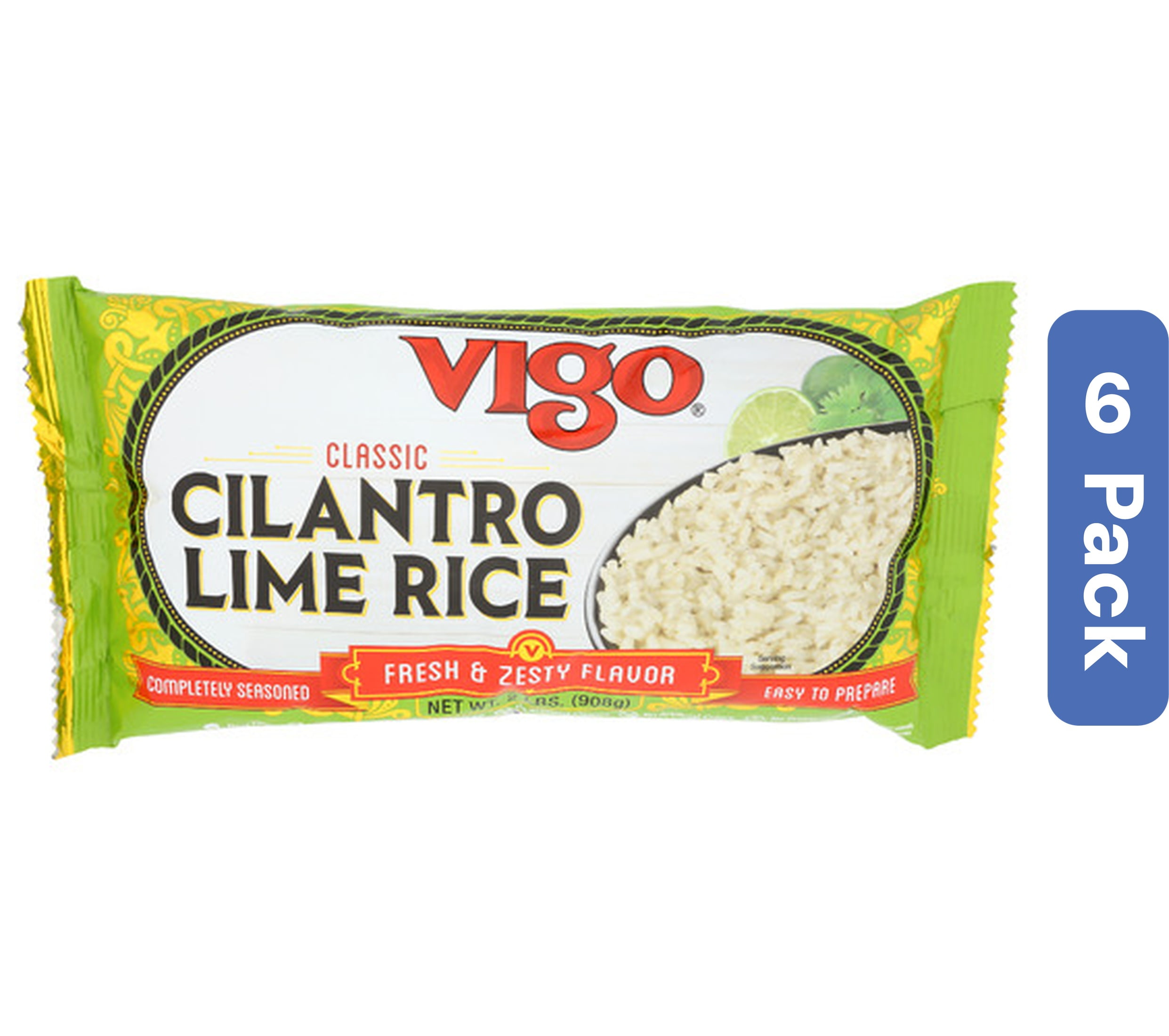 Vigo Cilantro Lime Rice 2 lb (Pack Of 6) - Walmart.com