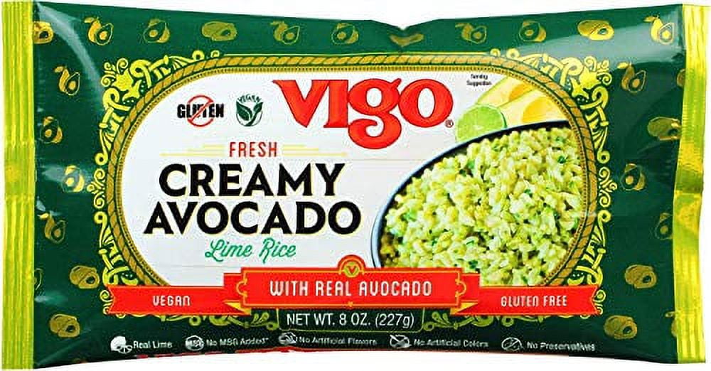 Vigo Creamy Avocado Lime Rice, 8 oz Bag - Walmart.com