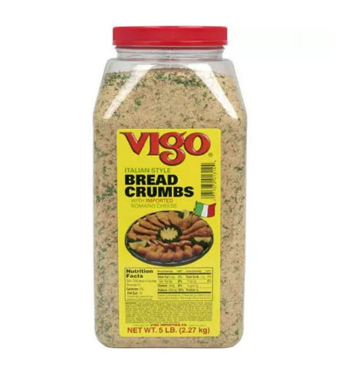 Vigo Seasoned Italian Bread Crumbs, 5 lbs. - 2 pack - Walmart.com