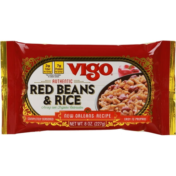 Vigo Authentic Red Beans and Rice with Sausage Dinner, 8oz, Shelf ...