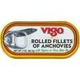 Vigo Rolled Fillets of Anchovies, in Pure Olive Oil, with Capers, 2 oz ...