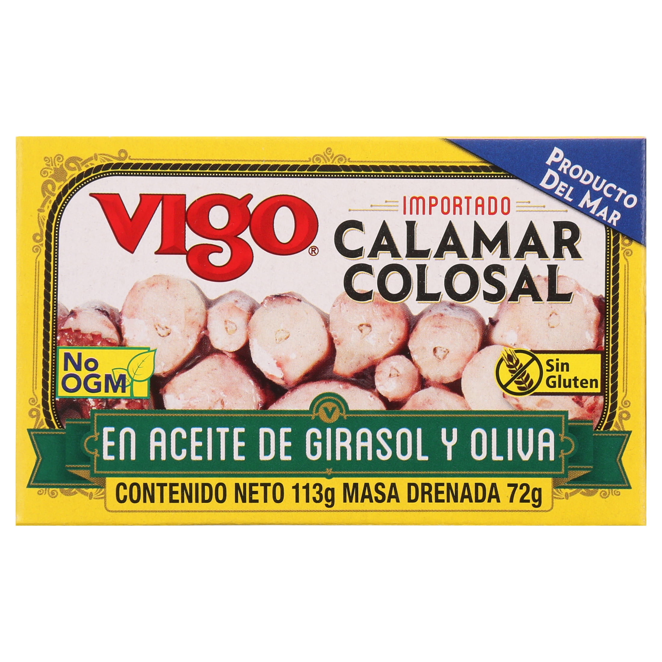 Vigo Jumbo Squid in Oil, 4oz can - Walmart.com