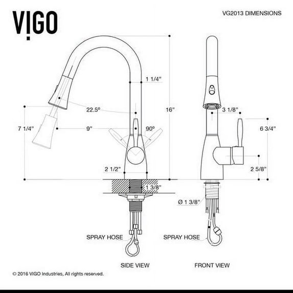 Vigo Undermount Stainless Steel Kitchen Sink, Faucet, Colander, Grid ...
