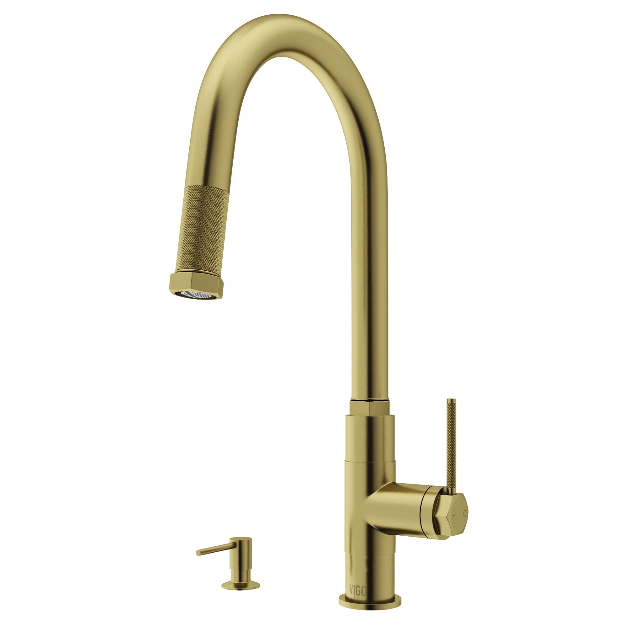 Vigo Vg02035k2 Hart 1.8 GPM Single Hole Pull Down Kitchen Faucet ...