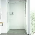 Vigo VG6021CHCL6476 Elan E-Class 76" High X 64" Wide Sliding Frameless ...
