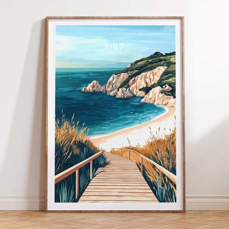 Vigo Wall Art – Vigo Spain Print, Spain Poster, Minimalist Housewarming ...