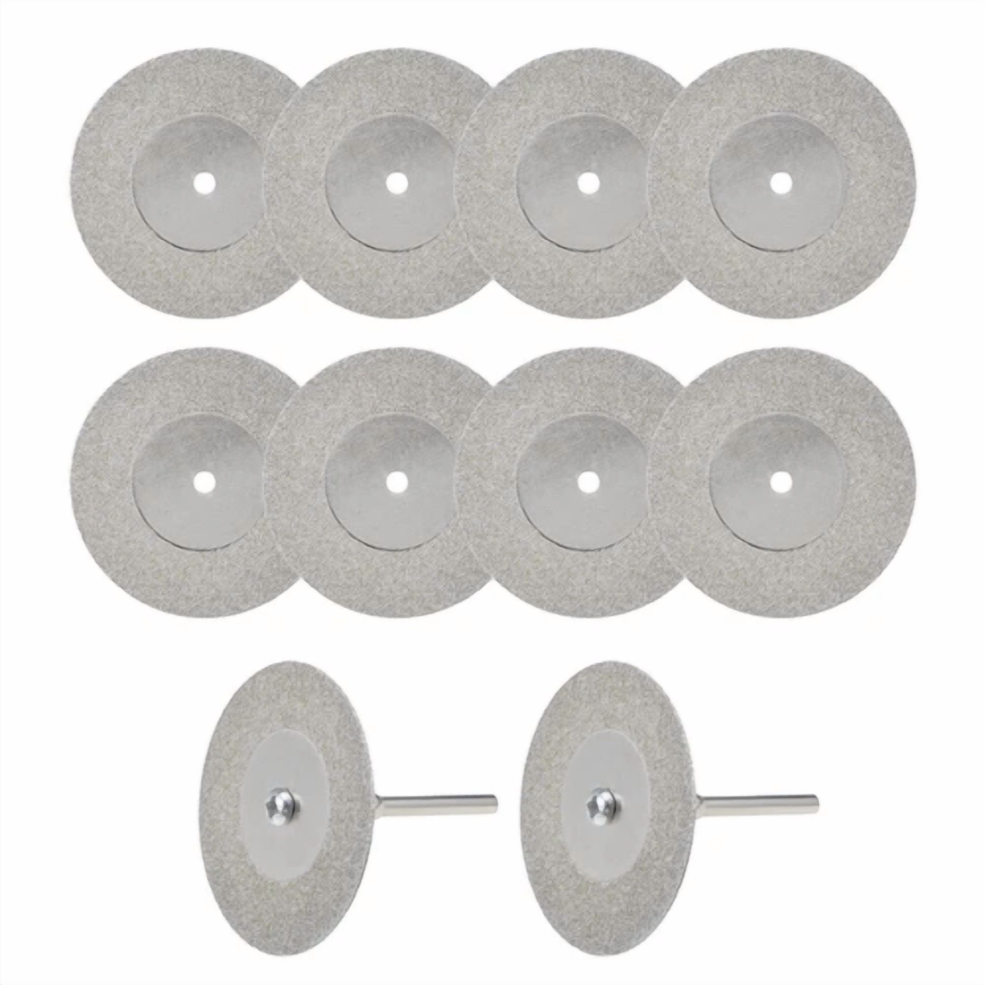 Vigor - 10Pcs 40Mm Diamond Cutting Wheels Cut Off Wheel With Mandrels ...