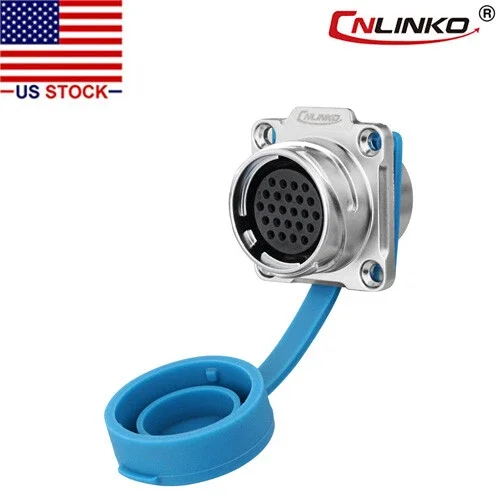 Vigor - 24 Pin Power Circular Connector Female Socket Outdoor ...