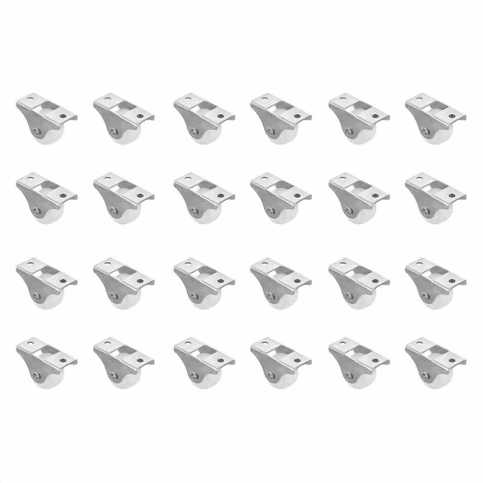 Vigor - 24Pcs Furniture Drawer Caster Wheels Wheel Rollers Diy Pulleys ...