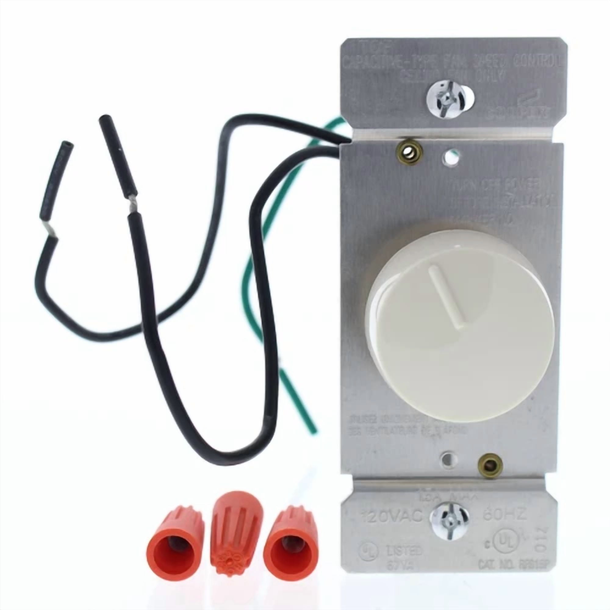 Vigor - Cooper Almond Ceiling Fan Control 3-Speed Rotary Switch 1.5A ...
