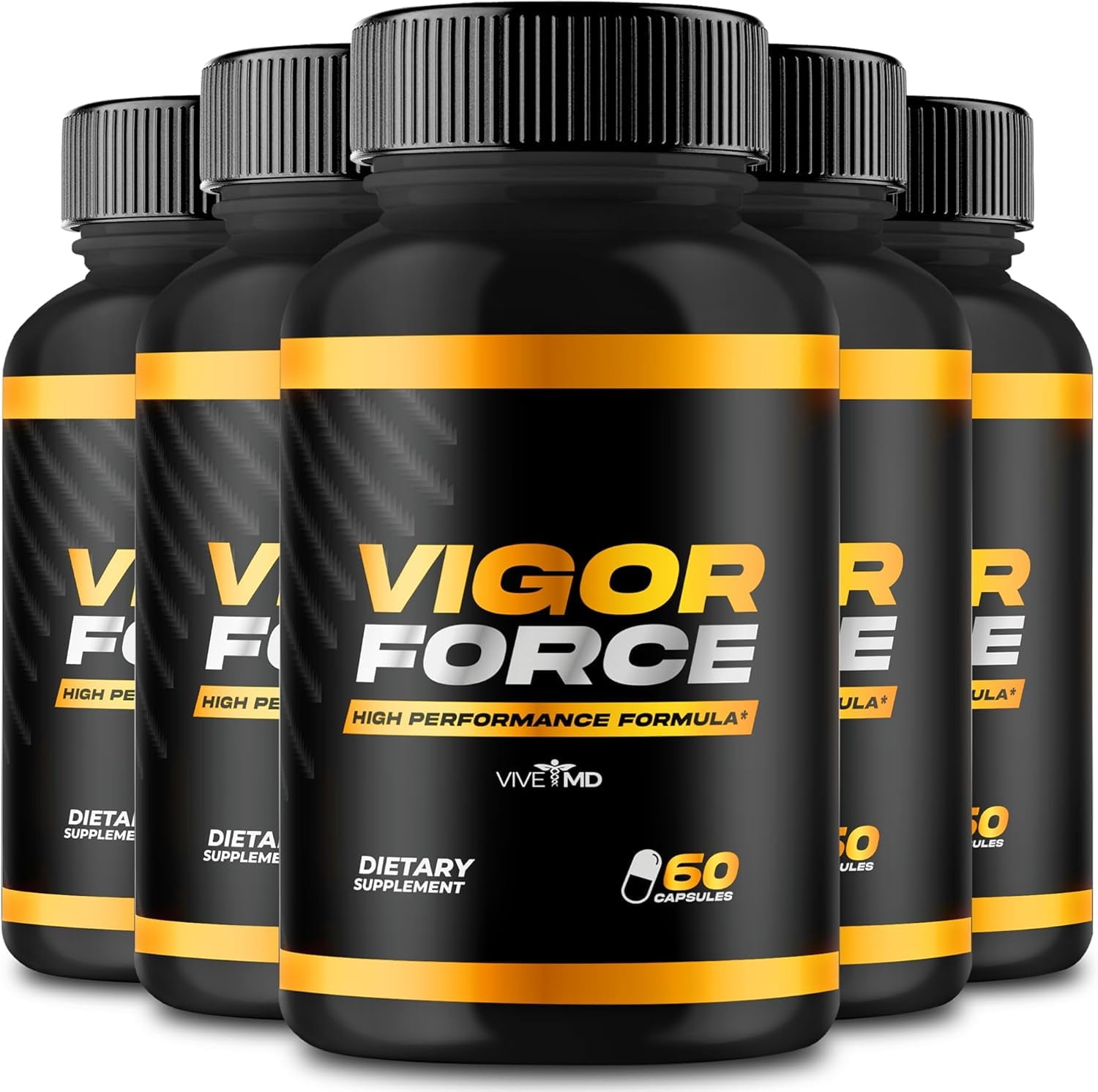 Vigor Force Capsules, VigorForce Pills (5 Pack) - Walmart.com