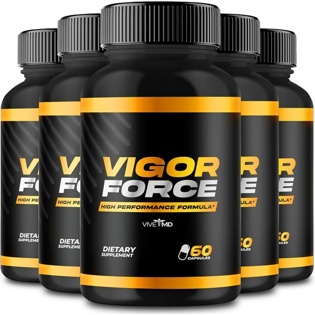 Vigor Force Capsules, VigorForce Pills (5 Pack) - Walmart.com