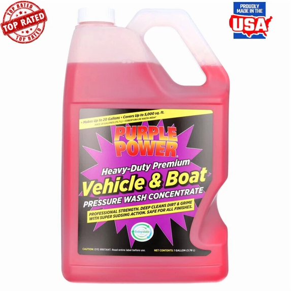Vigor - Heavy-Duty Concentrated Pressure Washer Fluid No Scrubbing ...