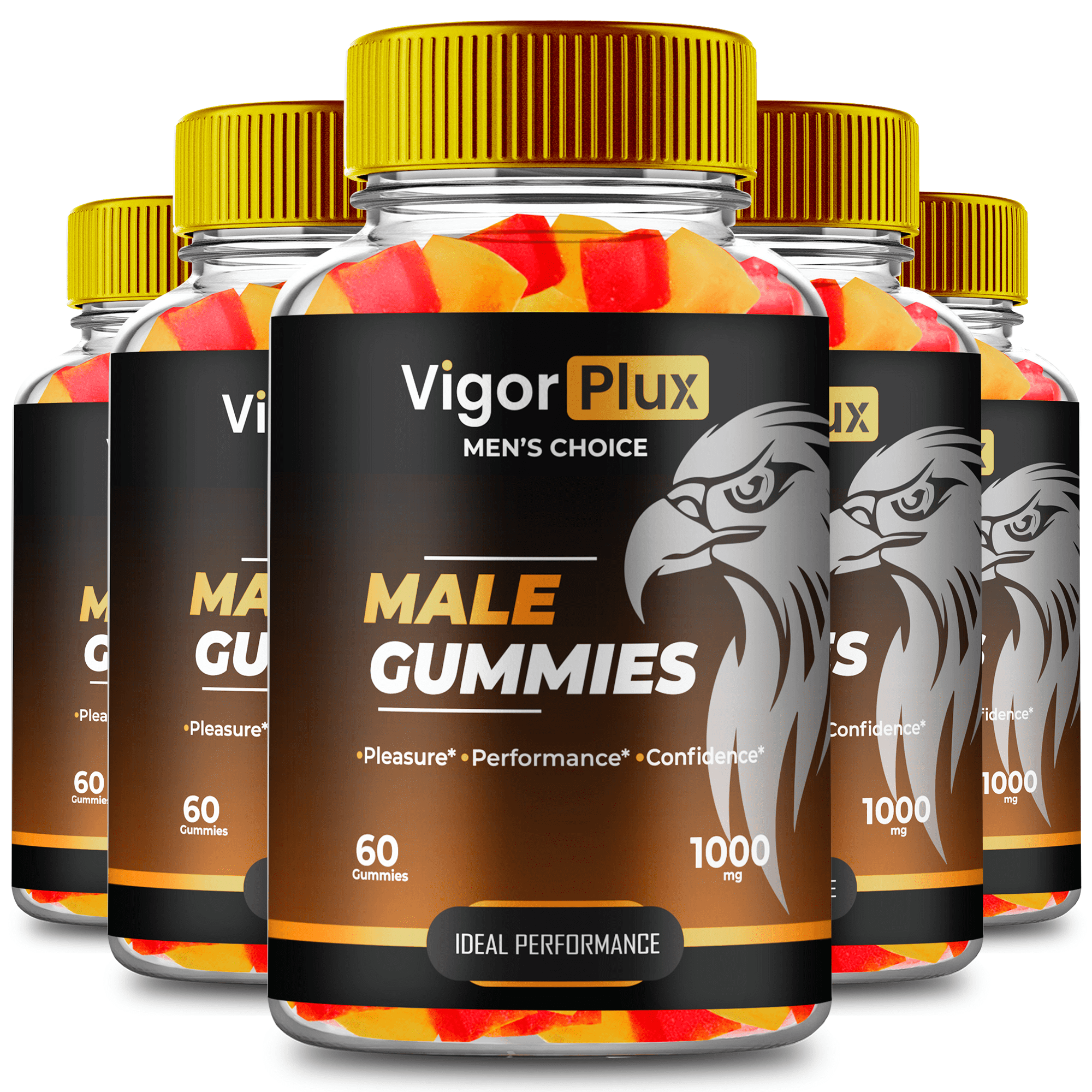 Vigor Plux Gummies with Seeds Organic Extract VigorPlux Gummy (5 PACK ...