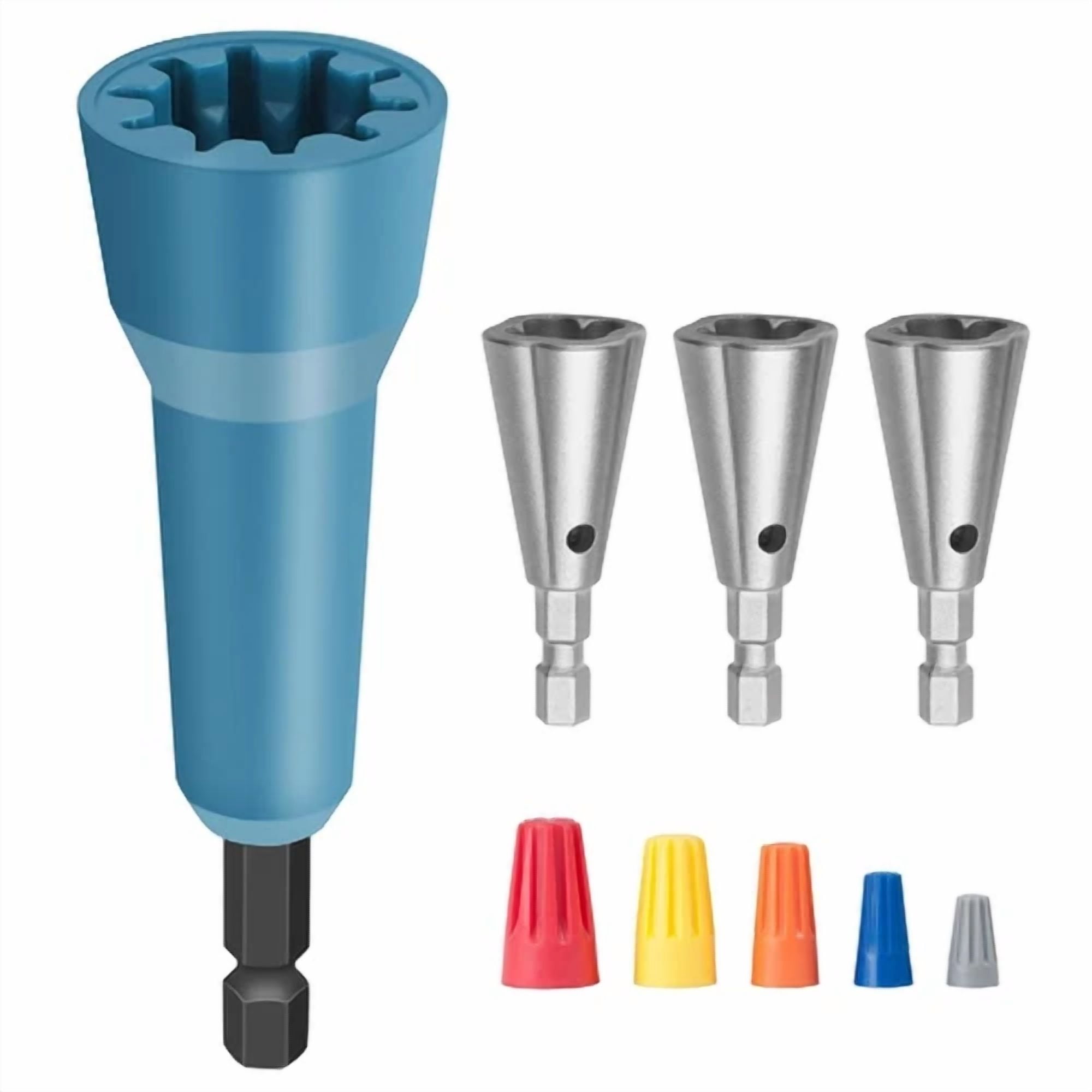 Vigor - Wire Nut Twister & Wire Twister Tool For Drill, 1/4" Chuck Spin ...