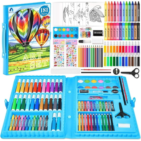 ArtSkills Kids & Teens Creativity Art Box, 80-Piece Multi-Medium ...