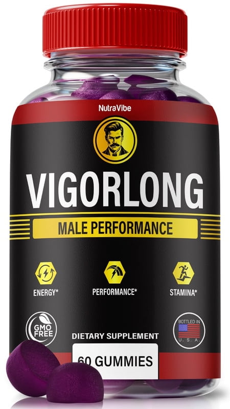 NutraVibe VigorLong Gummies, All-Natural Formula for Energy, Vitality ...