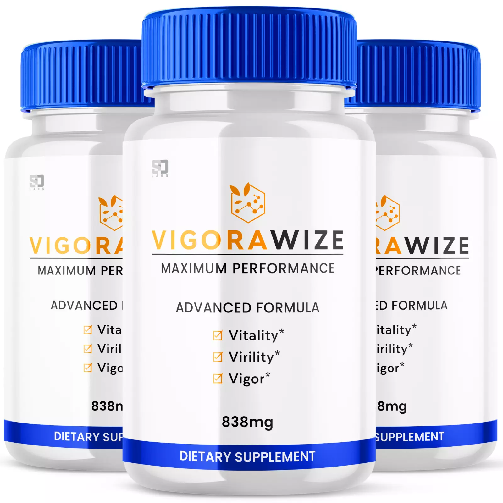 Vigorawize for Men Advanced Formula Vitamin Supplement 180 Capsules ...