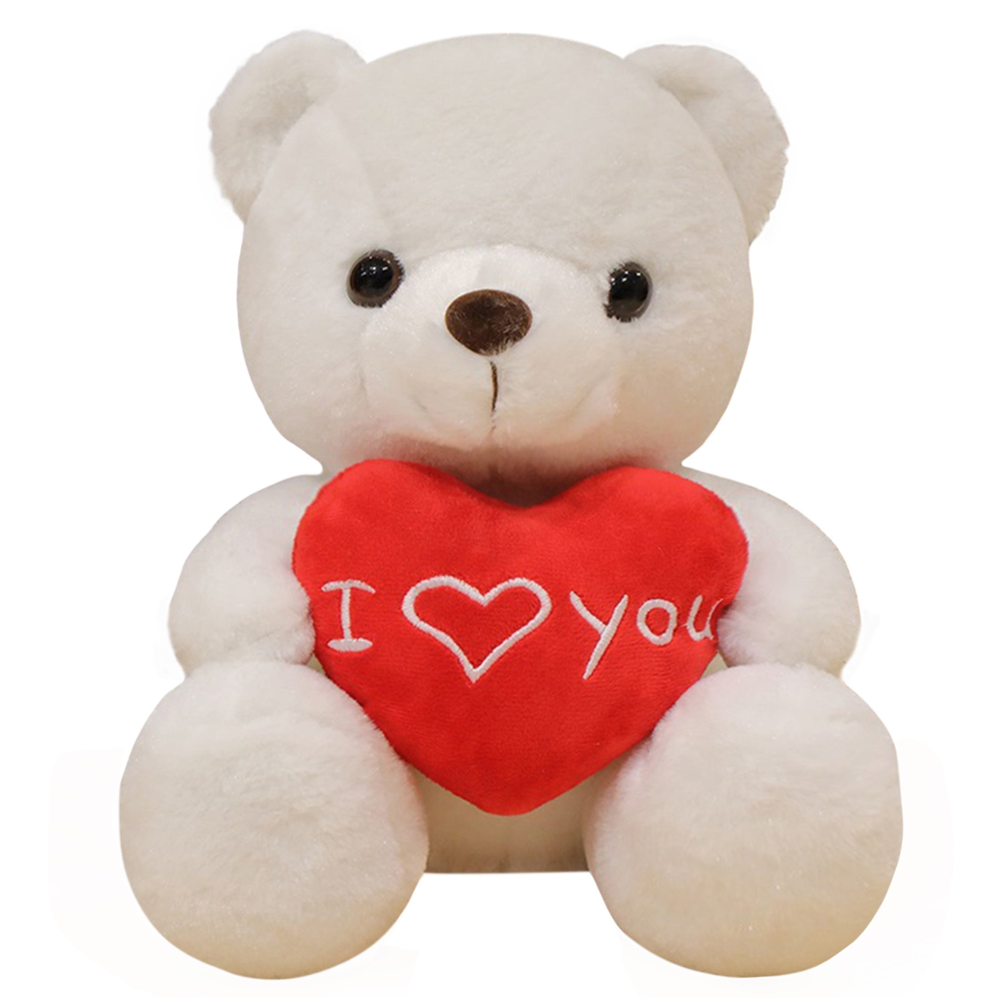 Vigorbear Bear Doll with Heart, Cute I Love You Bear Stuffed Animal ...
