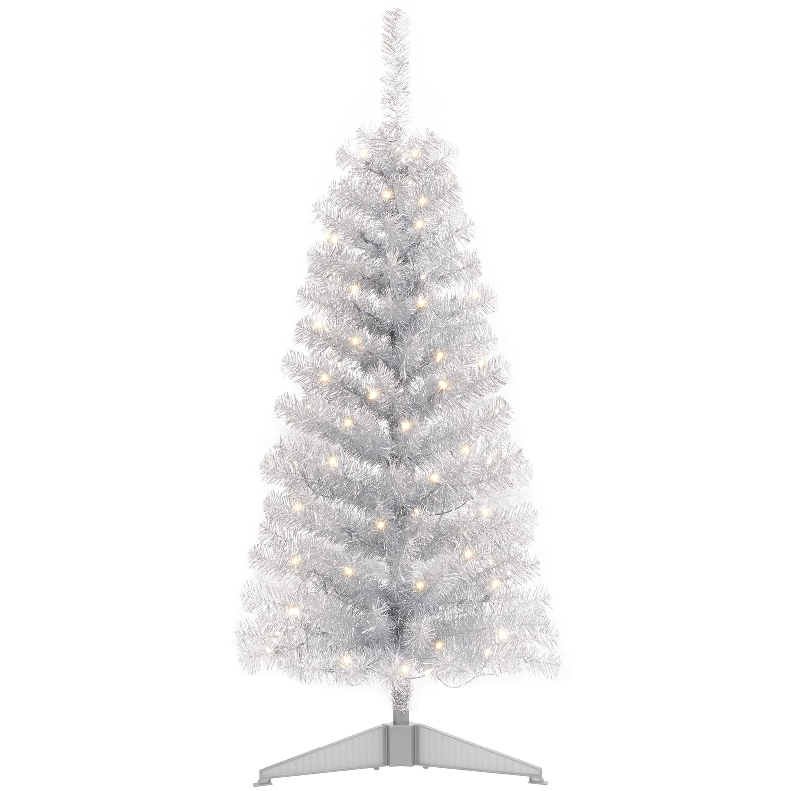 VigorPro Pre-Lit Artificial Christmas Tree with Warmwhite Lights, 4ft ...