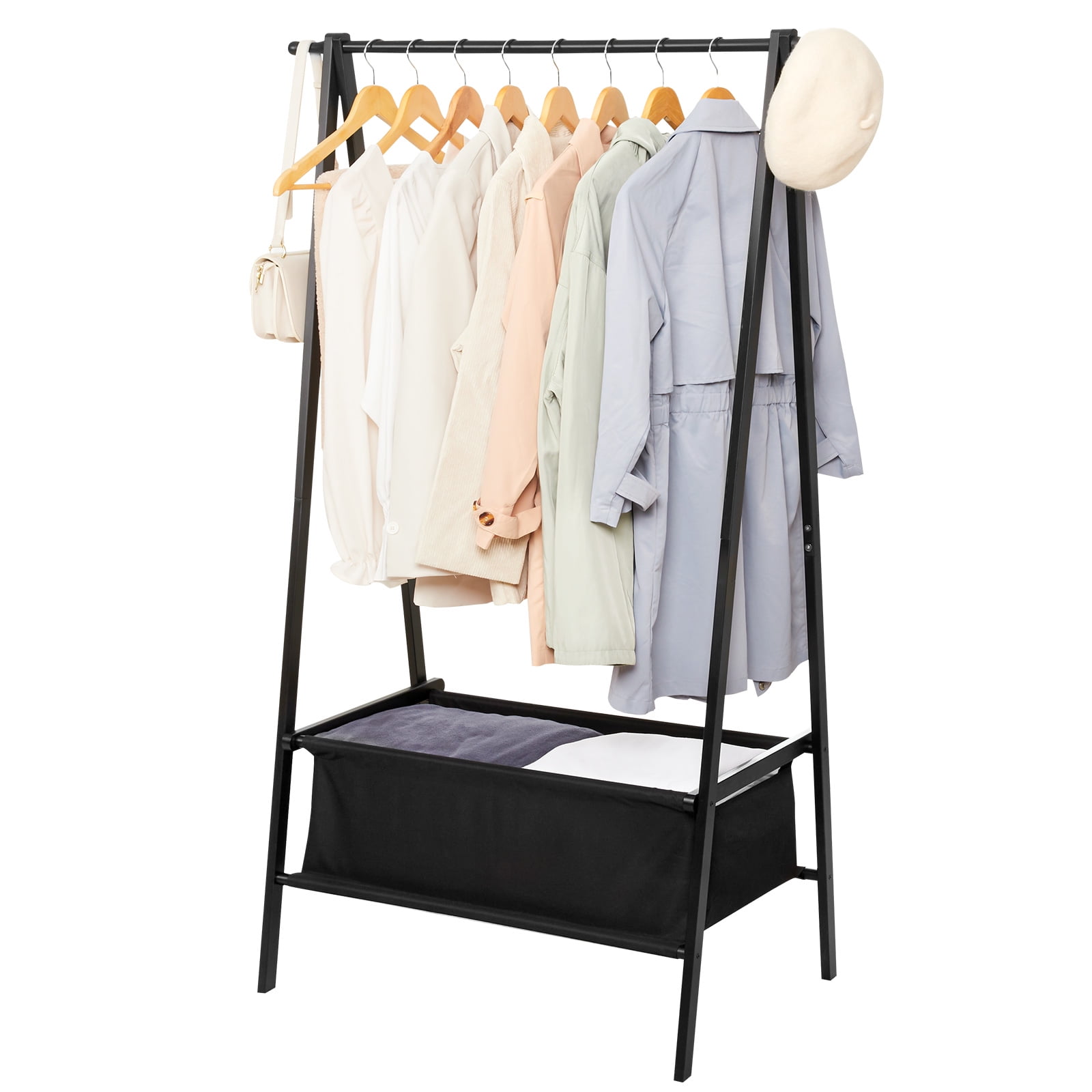 Vigorpro Cloth Rack, Standing Hanger for Hats, Jackets & Scarves ...