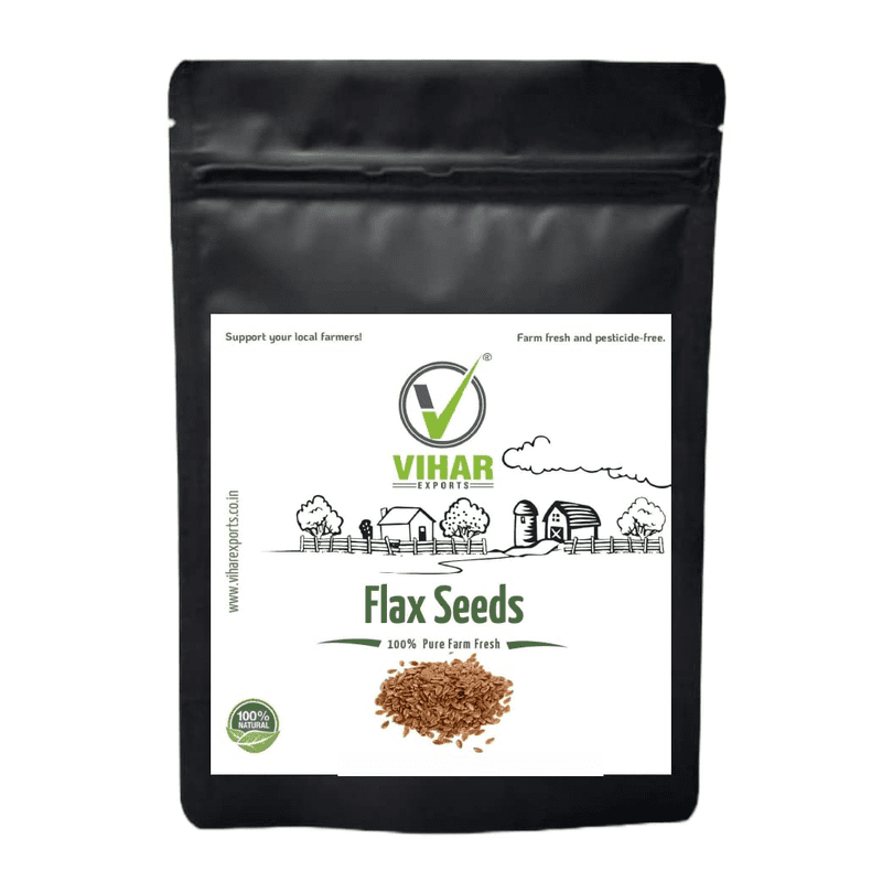 Vihar Exports Flax Seeds - 200g | Flax Seeds for Hair Growth | Alsi ...