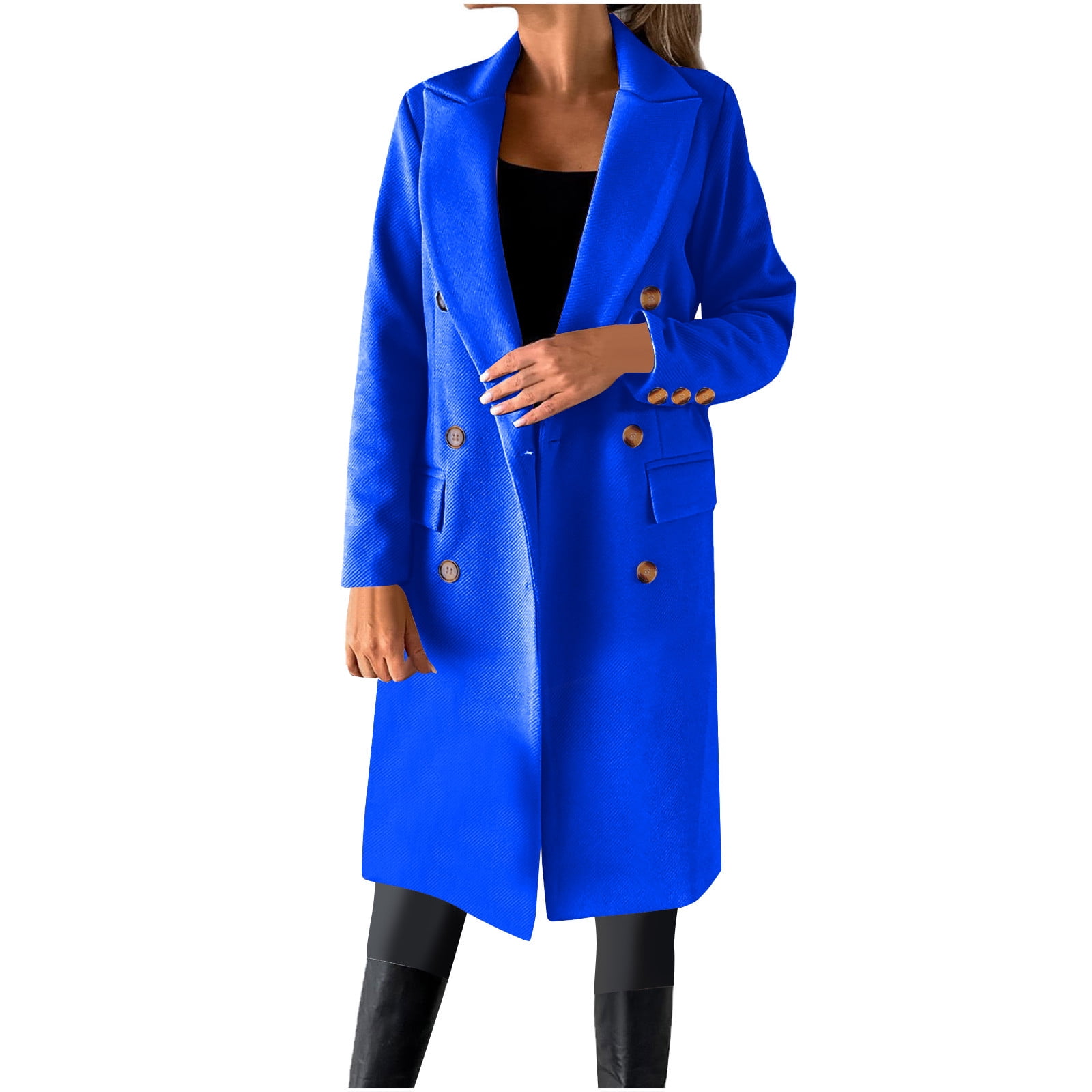 Viikei Womens Overcoat with Liner,Women's New Fashionable Solid Color ...