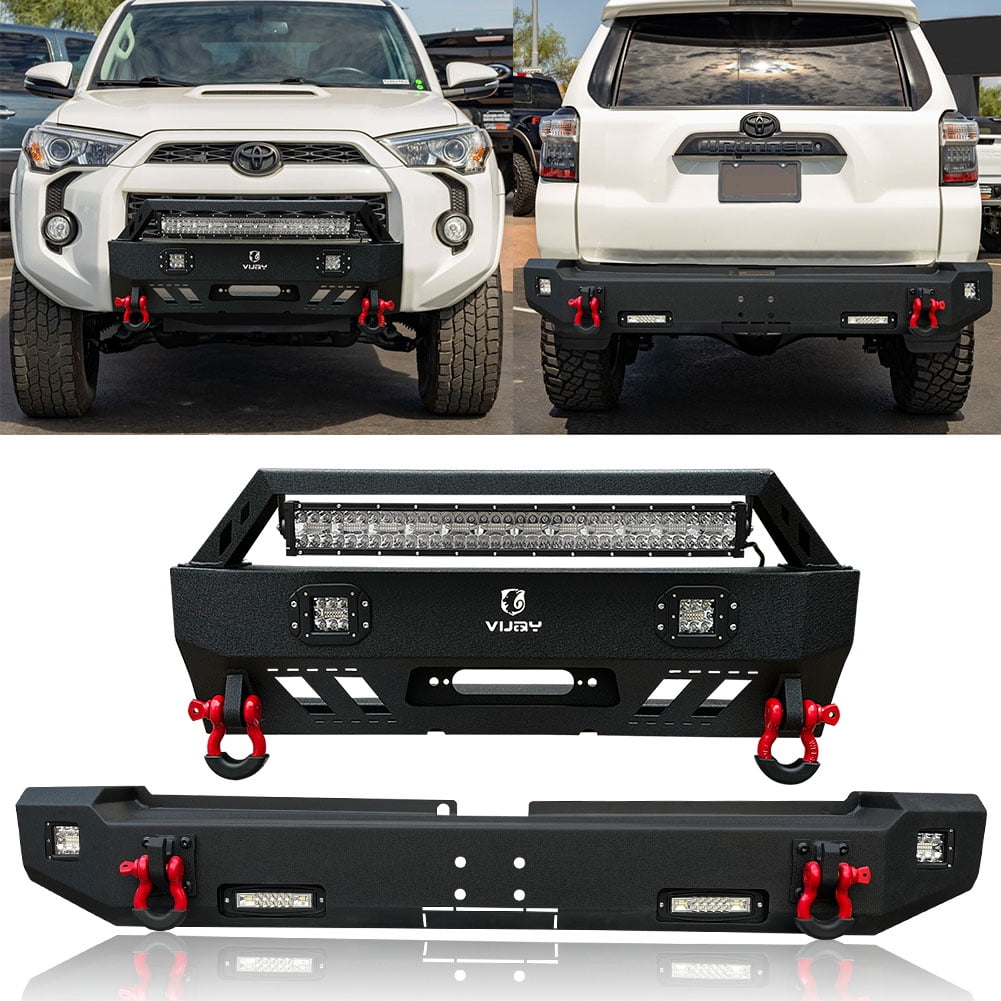 Vijay 5th Gen 4Runner Front and Rear Bumper Fits 2015-2020 Toyota ...