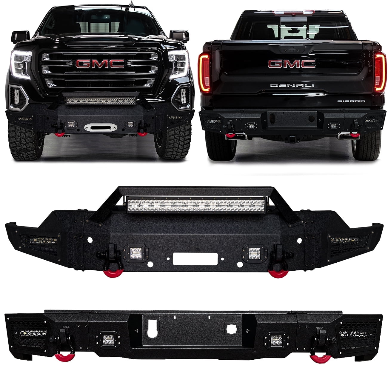 Vijay Compatible with 2019-2020-2021 GMC Sierra 1500 Front and Rear ...