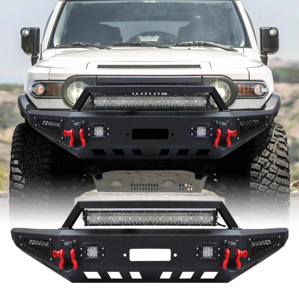 Body Armor 4X4 Fj-19336 Front Winch Bumper For Toyota Fj Cruiser ...