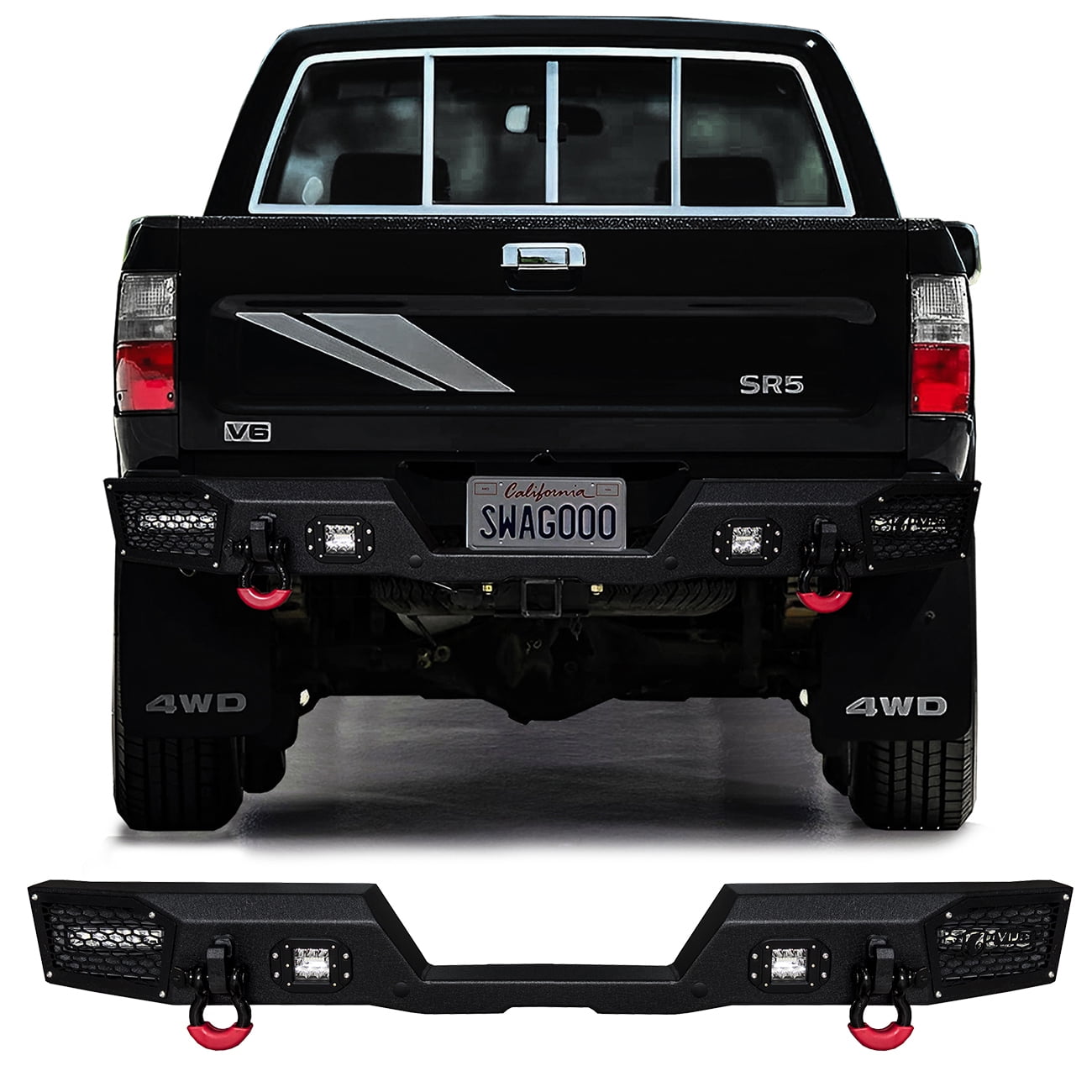 Vijay For 1989-1990-1991-1992-1993-1994-1995 Toyota Pickup Rear Bumper ...