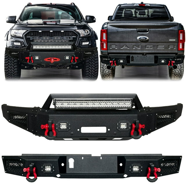 Vijay Front and Rear Bumpers compatible with 2019-2020-2021-2022-2023 ...