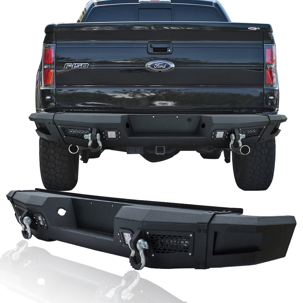 Vijay Rear Bumper Fits 2009-2014 Ford F-150 with Spotlight - Walmart.com