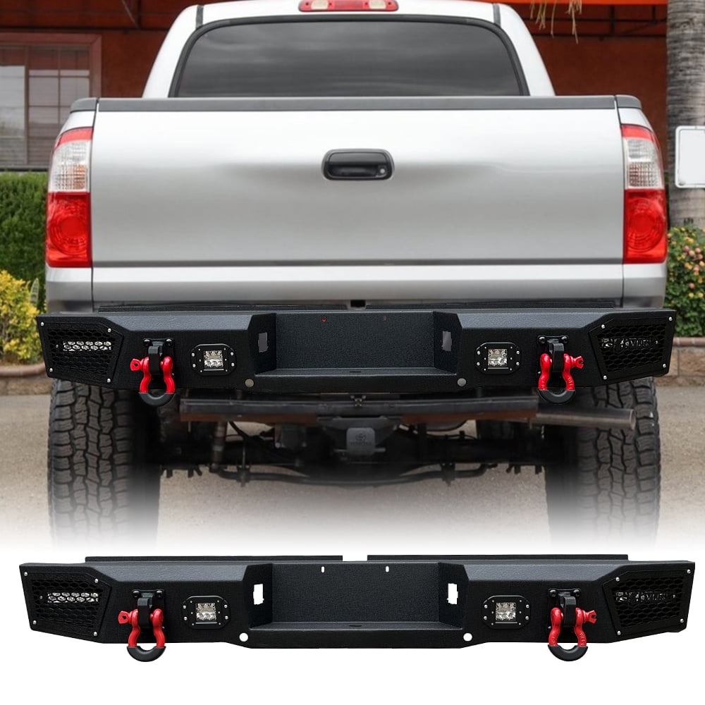 Vijay Rear Bumper for 2000-2006 Toyota Tundra with Spotlights and D ...