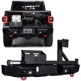 Vijay Rear Bumper for 2020-2024 Jeep Gladiator JT with Spare Tire Rack ...