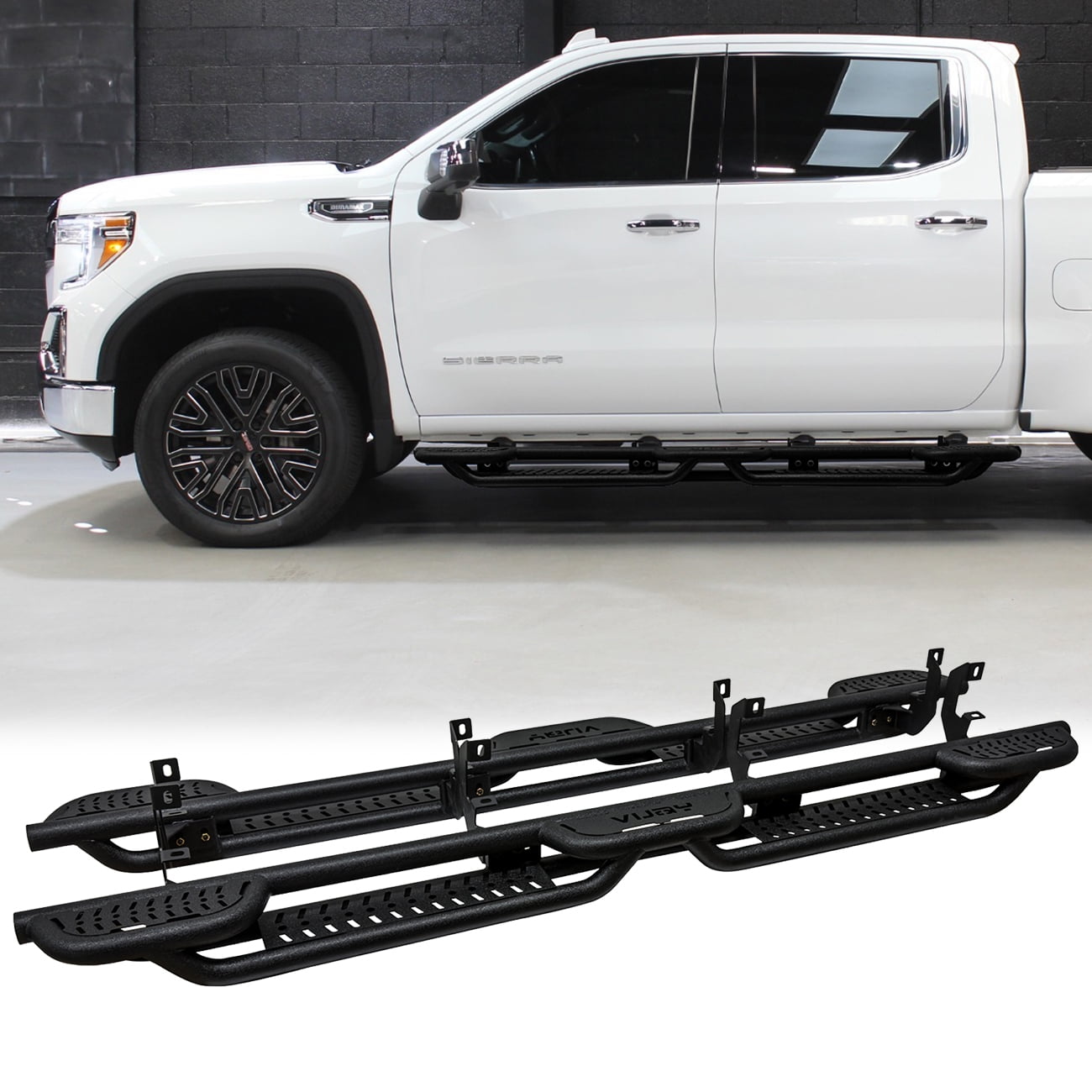 Vijay Running Boards Compatible with 2019-2026 GMC Sierra 1500 and 2019 ...