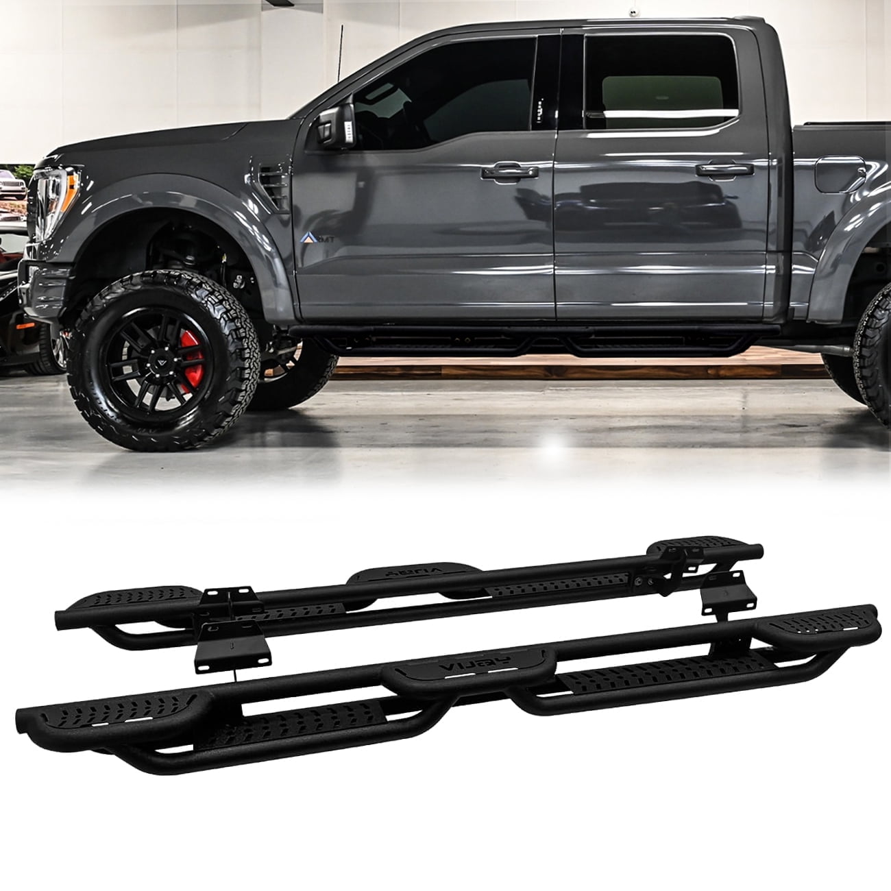 Vijay Running Boards Compatible with 2015-2025 Ford F150 Crew Cab 4 ...