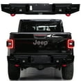 Vijay Steel Rear Bumper for 2020-2024 Jeep Gladiator JT with D-Rings ...