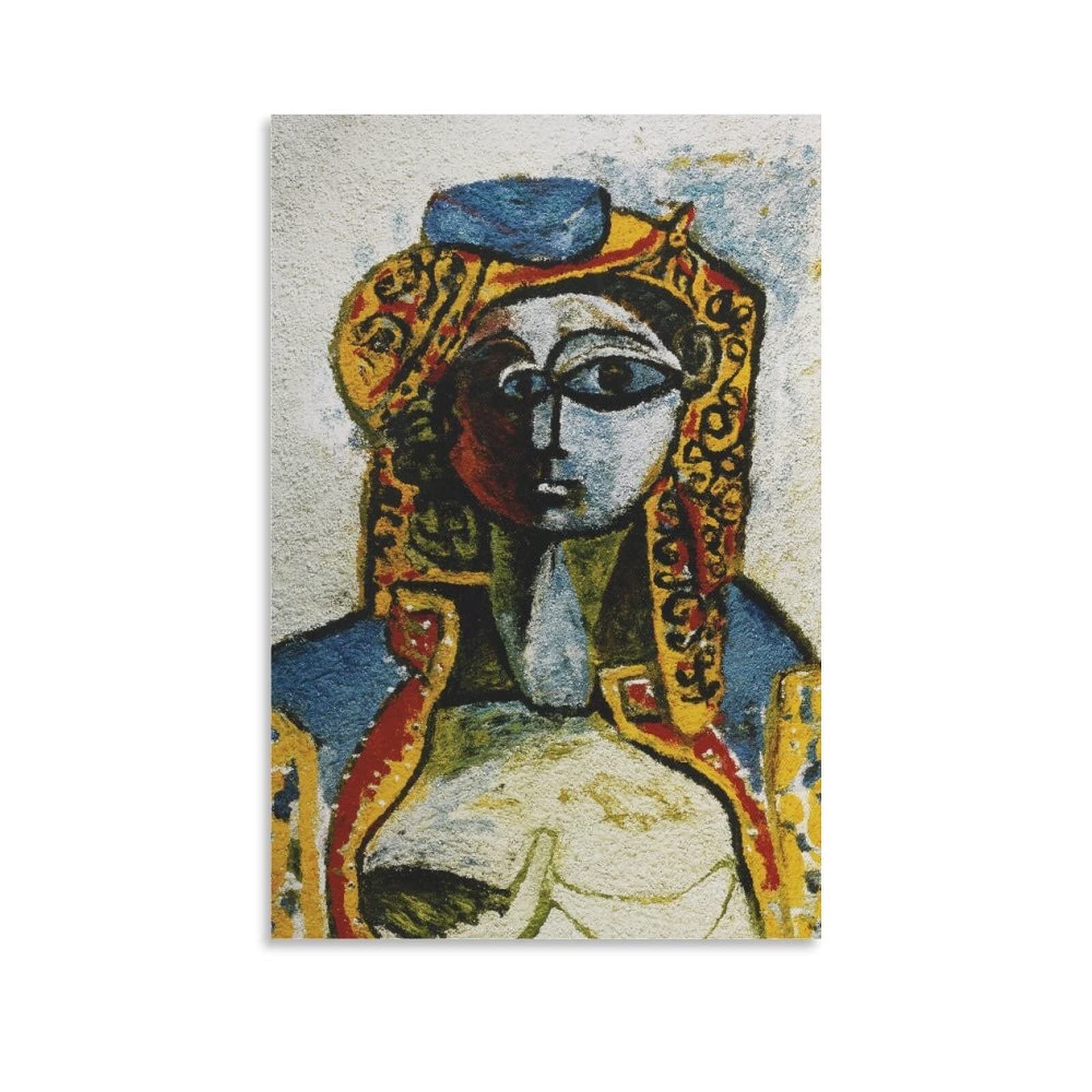 Vik Muniz Jacqueline in Turkish Costume, After Picasso Art Hanging Picture Picture Print Canvas ...